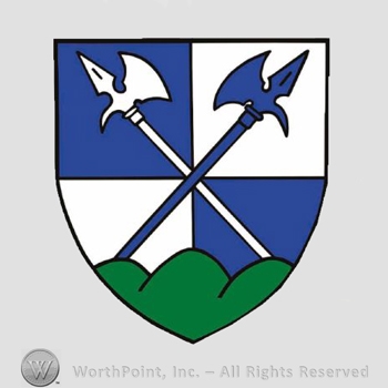 Mark with Shield with two crossed halberds. | #413571