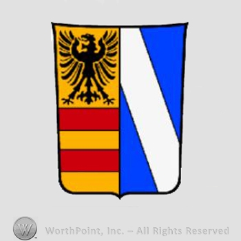 Mark with Shield with an eagle,four stripes and | #414201