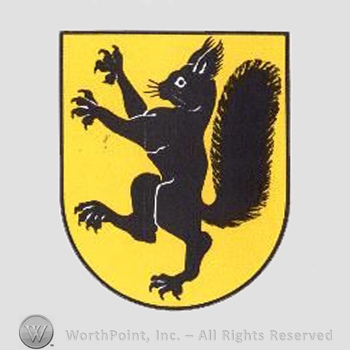 Mark with Shield with a rampant squirrel. | #414416