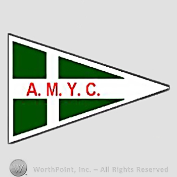 Mark with Yacht Club Burgee: a cross and AMYC | #420837