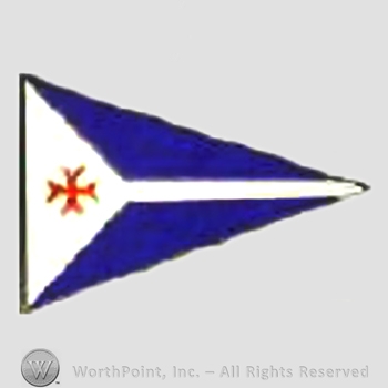 Mark with Yacht Club Burgee: a cross in a | #421809