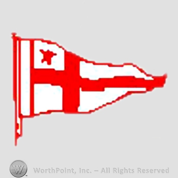 Mark with Yacht Club Burgee: a cross and a star. | #422233