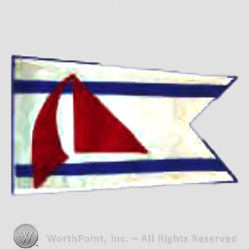 Mark with Yacht Club Burgee: a sail and two | #422298