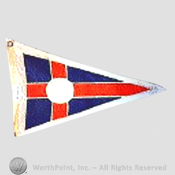 Mark with Yacht Club Burgee: a cross with a | #422355