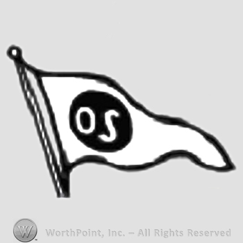 Mark with Yacht Club Burgee: a round shape with | #422902