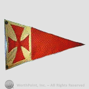 Mark with Yacht Club Burgee: a cross and a | #423267