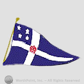 Mark with Yacht Club Burgee: a crown on a cross | #423345