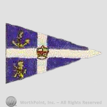 Mark with Yacht Club Burgee: a crown on a cross, | #423350