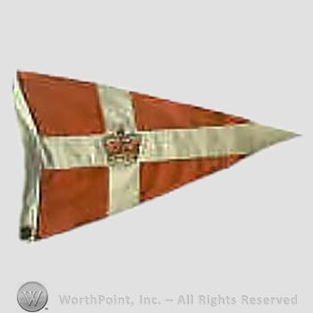 Mark with Yacht Club Burgee: a crown on a cross. | #423373