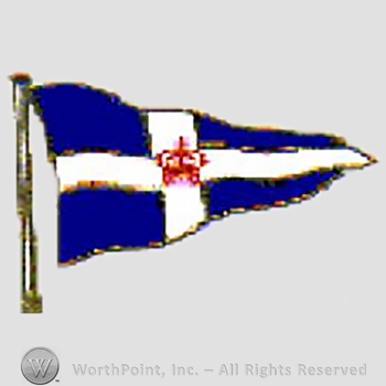 Mark with Yacht Club Burgee: a crown on a cross. | #423381