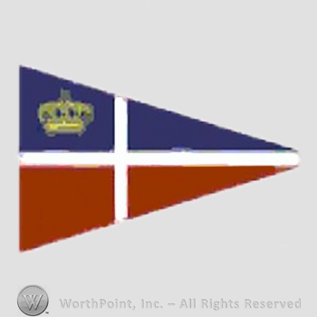 Mark with Yacht Club Burgee: a crown and a cross. | #423391