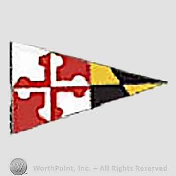 Mark with Yacht Club Burgee: a cross and a | #423677