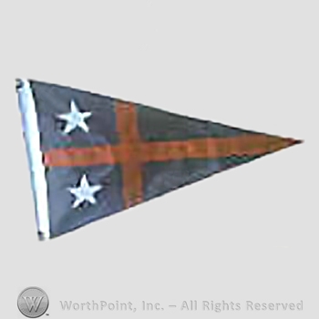 Mark with Yacht Club Burgee: a cross and two | #423687