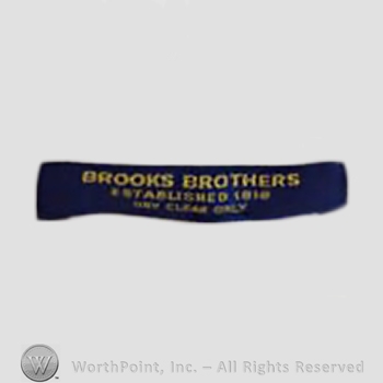 Mark with Clothing label : Brooks Brothers. | #430766