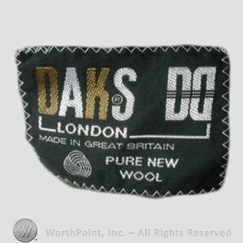 Mark with Clothing label : Daks. | #430928