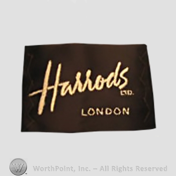 Mark with Clothing label : Harrods. | #431224