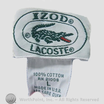 Mark with Clothing label : Izod. | #431287