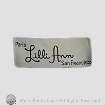 Mark with Clothing label : Lilli Ann. | #431510