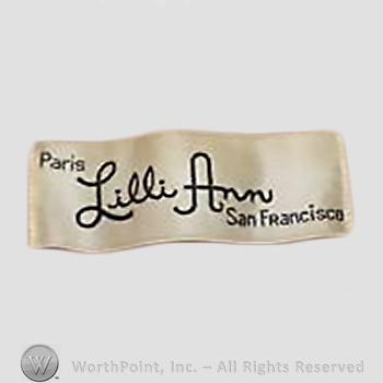 Mark with Clothing label : Lilli Ann. | #431513