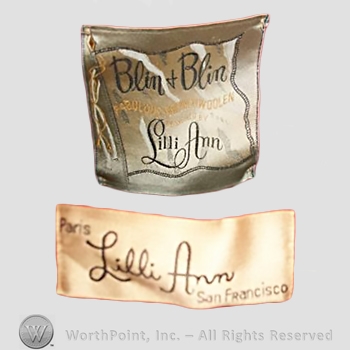 Mark with Clothing label : Lilli Ann. | #431515