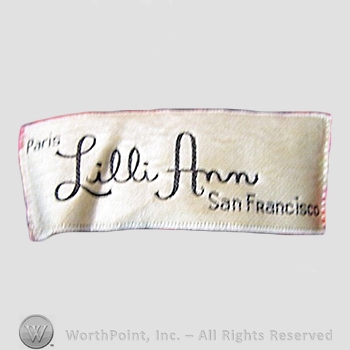 Mark with Clothing label : Lilli Ann. | #431516