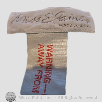 Mark with Clothing label : Miss Elaine. | #431648