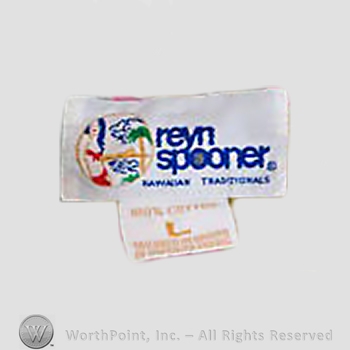 Mark with Clothing label : Reyn Spooner. | #431911