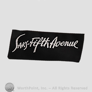Mark with Clothing label : Saks & Company. | #431924