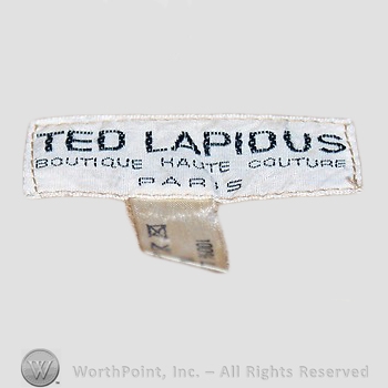 Mark with Clothing label : Ted Lapidus. | #432044