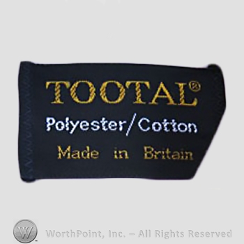 Mark with Clothing label : Tootal. | #432068