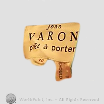 Mark with Clothing label : Jean Varon. | #432105