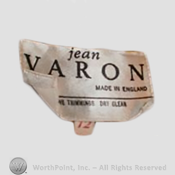 Mark with Clothing label : Jean Varon. | #432110