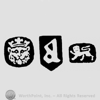 Mark with Leopard's Head Crowned and date-letter | #43229