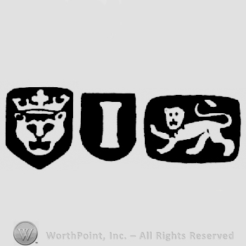 Mark with Leopard's Head Crowned and date-letter | #43298