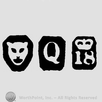 Mark with Leopard's Head and date-letter Q and | #43872