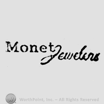 Mark with MONET Jewelers with Jewelers in script. | #443404