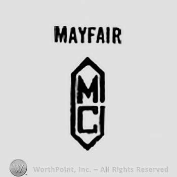 Mark with Word MAYFAIR above letter M above | #443423