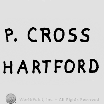 Mark with The text "P. CROSS HARTFORD". | #4451