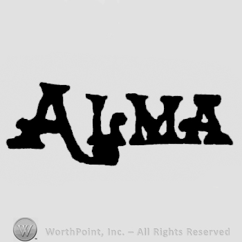 Mark with The word "ALMA". | #4466