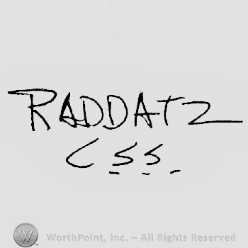 Mark with The text "RADDATZ CSS". | #4491
