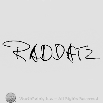 Mark with The word "RADDATZ". | #4492