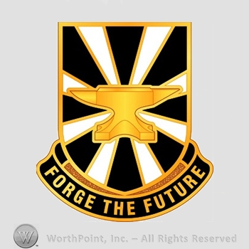 Mark with Heraldry: Yellow Anvil with black and | #450531