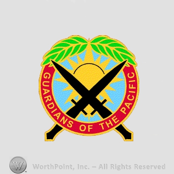 Mark with Heraldry: Two black daggers crossing a | #450538