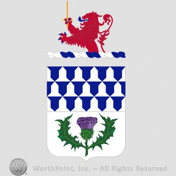 Mark with Heraldry: Blue-White bell-like shaped | #450690