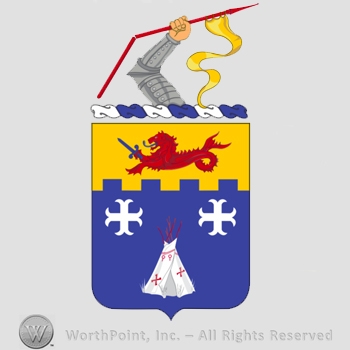 Mark with Heraldry: Yellow-Blue shield containing | #450984