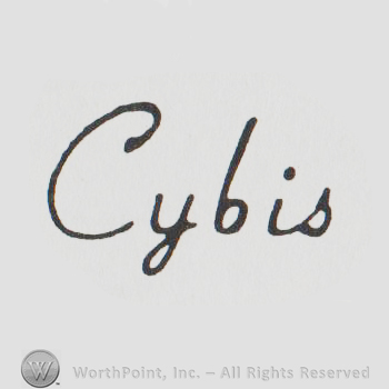 Mark with The word "Cybis". | #4514