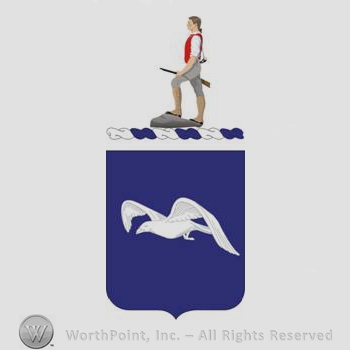 Mark with Heraldry: Blue shield containing a | #458200