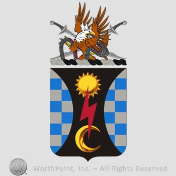 Mark with Heraldry: Grey-Blue checker flag with a | #458237
