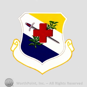Mark with Heraldry: Yellow-Blue shield divided by | #459730
