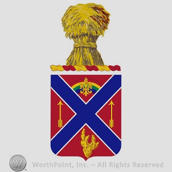 Mark with Heraldry: Red shield with a blue | #461244